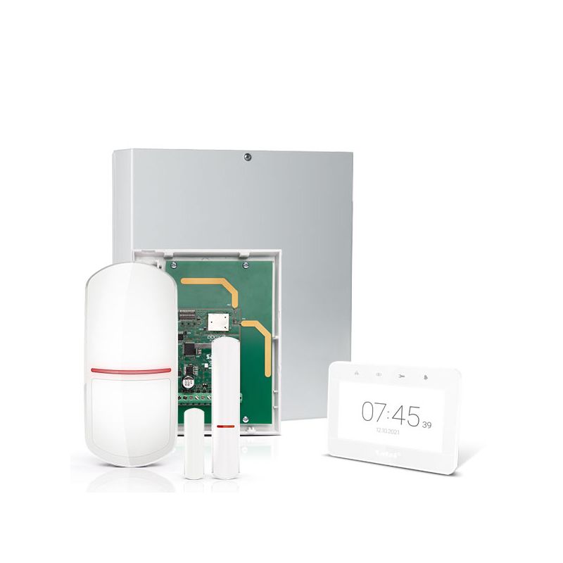 INTEGRA 32 RF - met INT-TSG 4.3 WIT touchscreen bediendeel, RF module