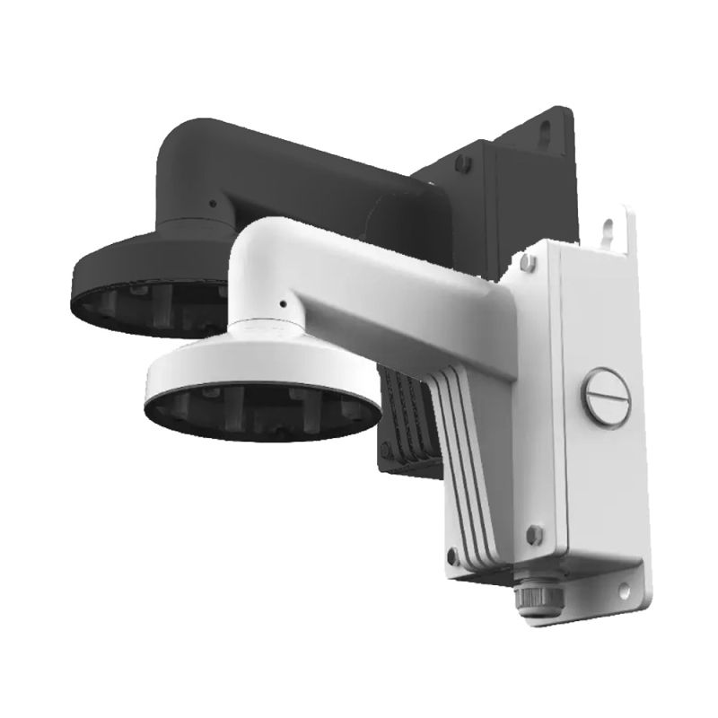 Hikvision DS-1273ZJ-140B Muurbeugel met kabeldoos Wit/Zwart afh. van c