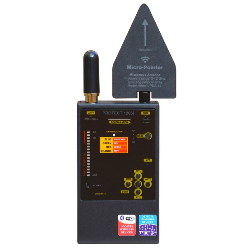 Protect 1206i – Professionele Bug & Digital Transmission Detector | Pr